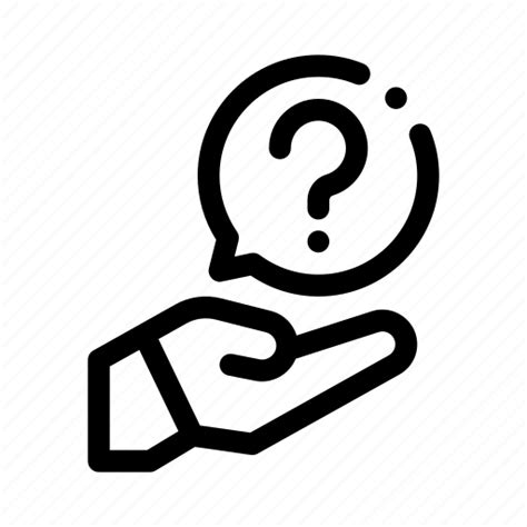 Question Help Information Problem Hand Solution Communication Icon Download On Iconfinder