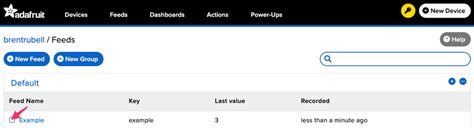 disabling a feed adafruit io basics feeds adafruit learning system