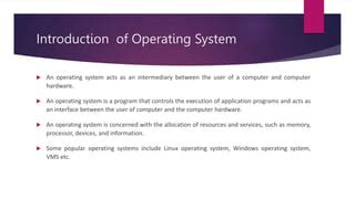 Fundamental Operating System Concepts Pptx