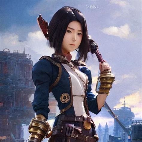 Female Xiao Genshin Impact In A Steampunk Style Free Ai Art Generator