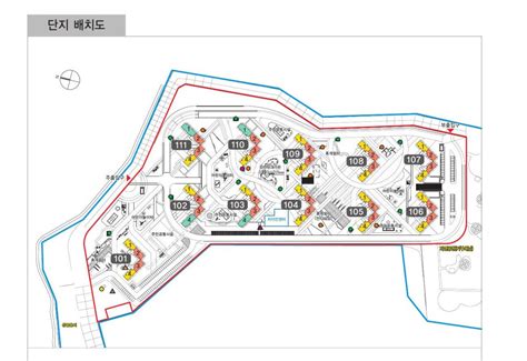 동별 배치도 거제오션파크자이 분양사무실