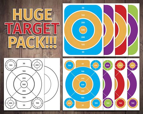 Free Nerf Target Printables