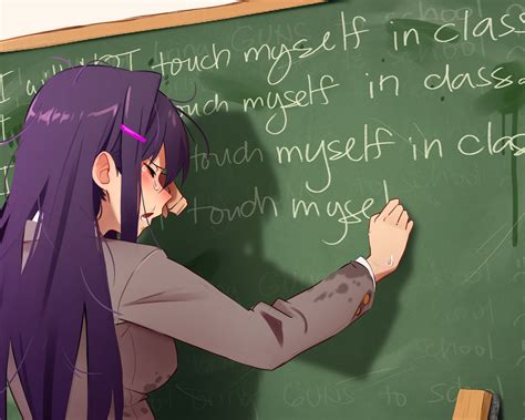 Yuri Doki Doki Literature Club Drawn By Khyle Danbooru