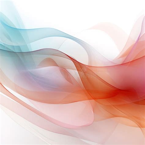 Abstract Art That Uses Flowing Lines And Colors To Create A Dynamic Effect Stock Illustration