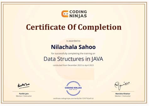java java dsa codingninjas learning challenge nilachala sahoo