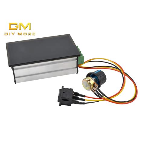 DIYMORE PWM DC 6 60V PWM DC Motor Speed Controller Adjustable Governor Regulator Motor Speed
