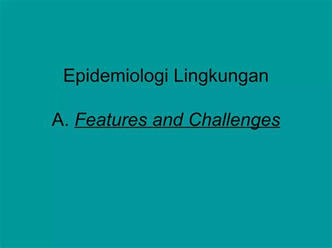 Epid Kesehatan Lingkungan Ppt