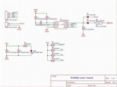 PCF Clock Module Share Project PCBWay