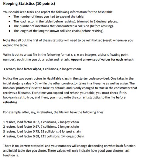 Solved Hashtable Help With 3 Differnt Hashtype Java