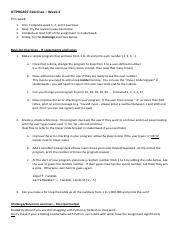 Session Exercises Pdf ICTPRG Exercises Week This Week First Complete