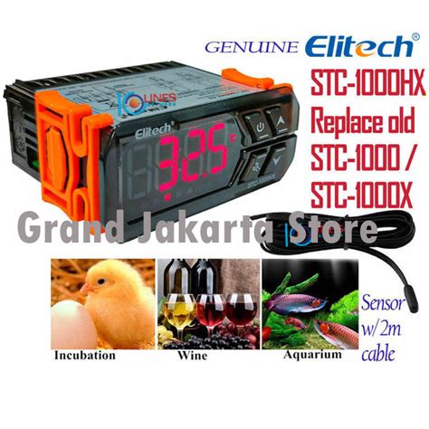 Jual Thermostat Elitech Stc1000hx Temperature Controller Stc 1000hx Controler Suhu Stc 1000