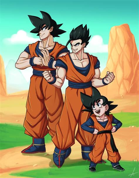 673 Best Goku Gohan Goten Images On Pinterest Dragons Goku And