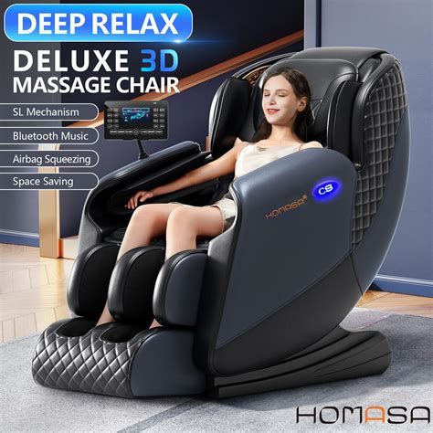 Full Body Massage Chair 3d Zero Gravity Deep Tissue Shiatsu Therapy