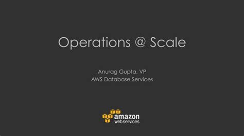 anurag gupta s talk on devops at aws nov 17 at the palo alto aws big