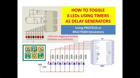 How To Toggle LEds Using Timer As Delay Generator YouTube