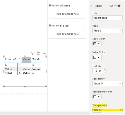 Solved Turn Off Black Tooltips On Matrix When Using A Rep Microsoft Fabric Community