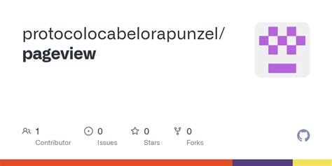 Github Protocolocabelorapunzelpageview