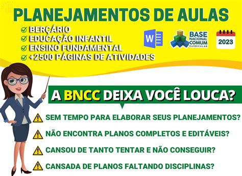 Planejamentos E Planos De Aulas 2023 BerÇÁrio EducaÇÃo Infantil E
