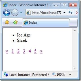 Stephen Walther On ASP NET MVC ASP NET MVC Tip 44 Create A Pager