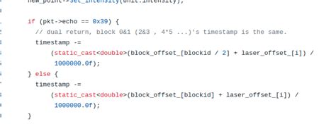 About Hesai Timestamp Parser · Issue 14435 · Apolloautoapollo · Github