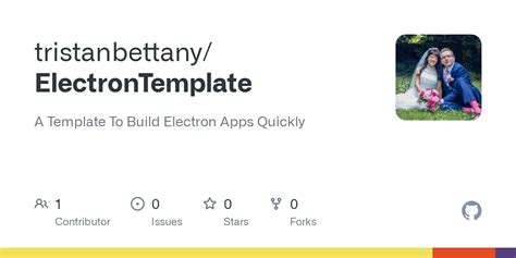 Github Tristanbettany Electrontemplate A Template To Build Electron Apps Quickly
