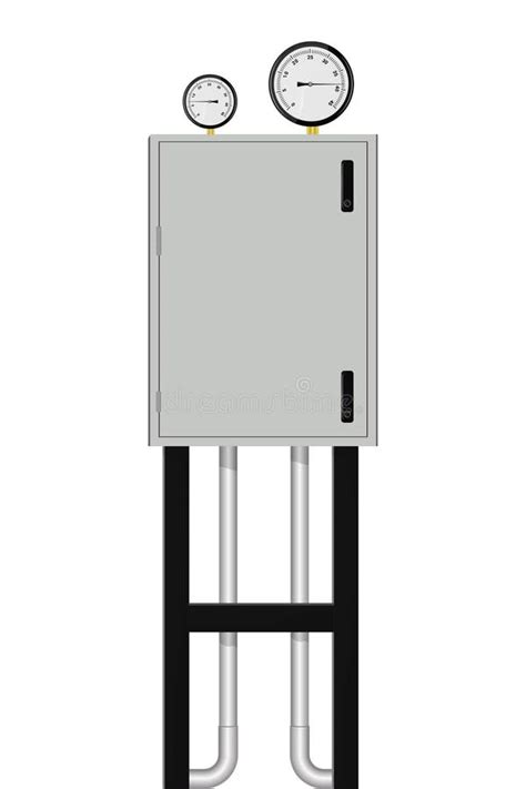 Gas Equipment Pipeline Gas Pipeline Vector Graphics Stock Vector Illustration Of Pipe Design