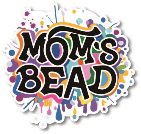 Купить стикер Мамина бусинка Надписи
