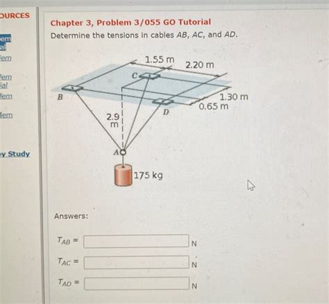 solved ources chapter 3 problem 3 055 go tutorial determine