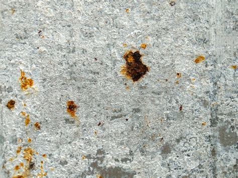 White Rust Zinc Hydroxide And Red Rust Metal Zinc Deteriorates Stock Image Image Of Cracked