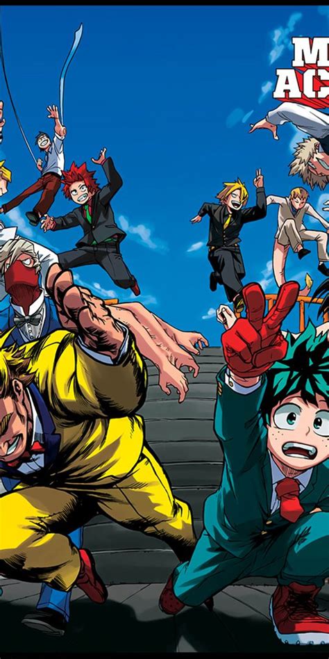 Обои на рабочий стол Шото Тодороки Моя Геройская Академия Шута Айзава Мина Ашидо Кацуки