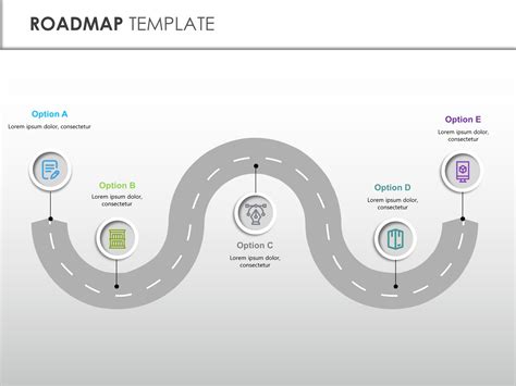 Modern Roadmap PowerPoint Template