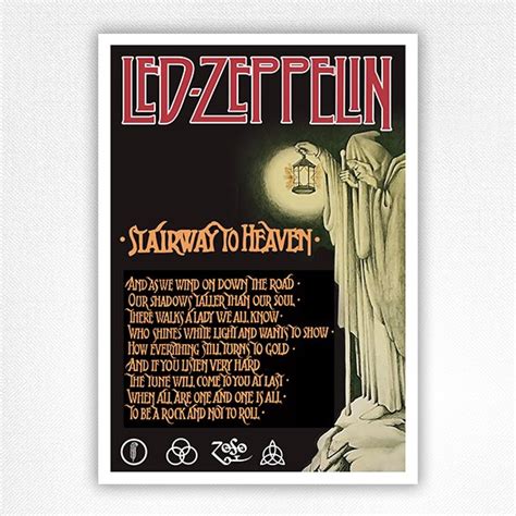 Stairway To Heaven Led Zeppelin Poster