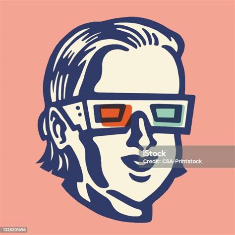 3d 안경을 쓴 사람 영화에 대한 스톡 벡터 아트 및 기타 이미지 영화 영화 산업 아이 Istock