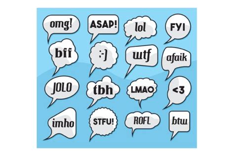 Speaking Bubble Set Graphic By Rasol Designstudio Creative Fabrica