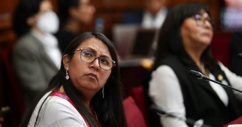 Ruth Luque Advirtió Estar En Contra De La Declaratoria Del Estado De