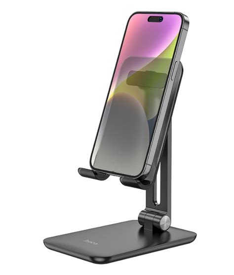 Настольная подставка для смартфона планшета Hoco Hd1 Admire черный оптом
