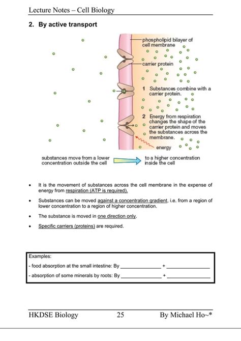 Lecture Notes Cell Biology PDF