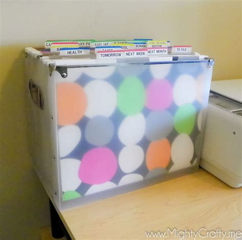 mightycrafty how to organize your daily papers