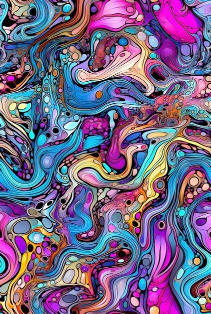Premium Ai Image A Colorful Series Of Psychedelic Patterns
