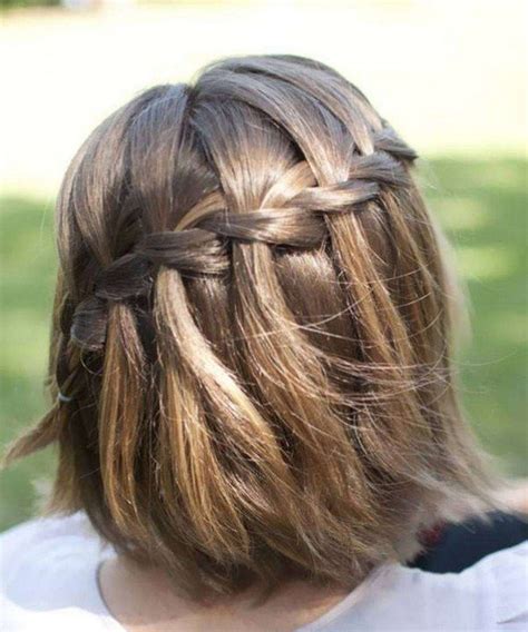 Easy Waterfall Braid Tutorial How To Do A Waterfall Braid