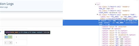 Javascript Oracle Apex Tabular Form Select List Disable Stack Overflow