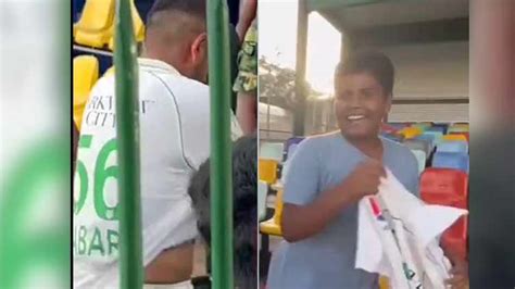 Babar Azam Ts Jersey To Young Sri Lanka Fan After Test Series Sweep