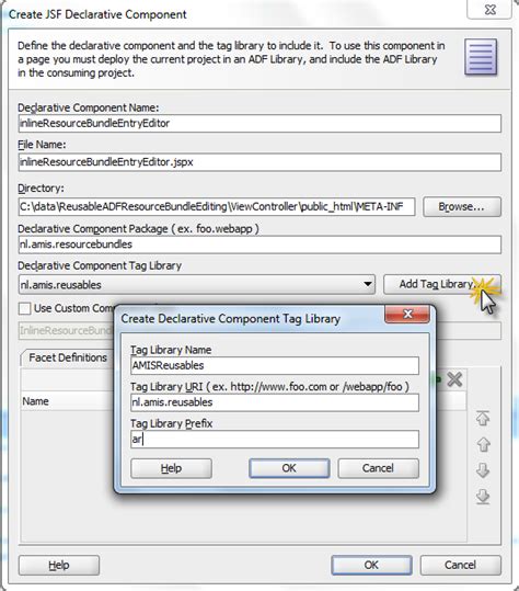 Creating Reusable Adf Library With Generic Live Resource Bundle Editing