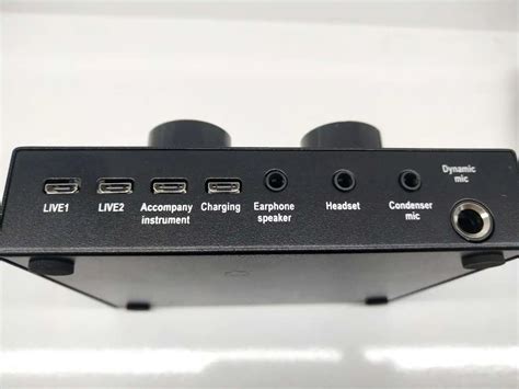 Audio Interface Usb Live Broadcast Microphone Sound Card For Live Recording Singing With