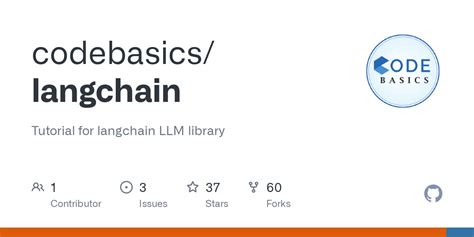 Pull Requests Codebasics Langchain GitHub