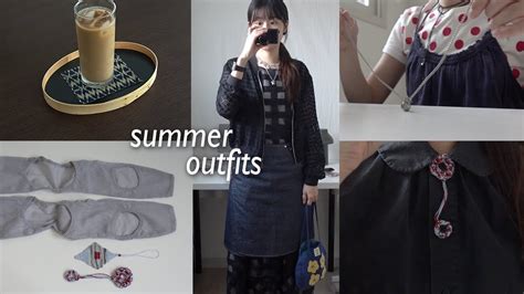 Vlog 직장인 브이로그·˚☼ 여름 악세서리와 레이어드룩 Ootd 출근 준비 브이로그 타입서비스 리바이스 빈티지 이세이미야케 주방 정리 집밥과 홈카페 🍉여름