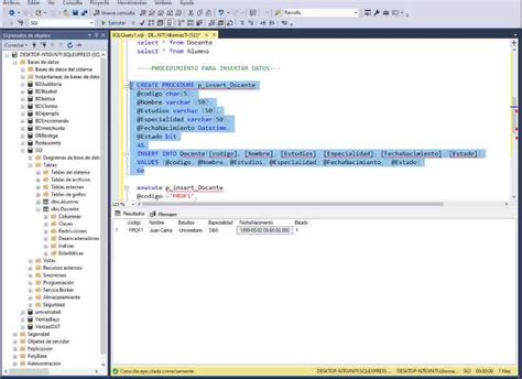procedimeintos en sql server crea procedimiento almacenados transact