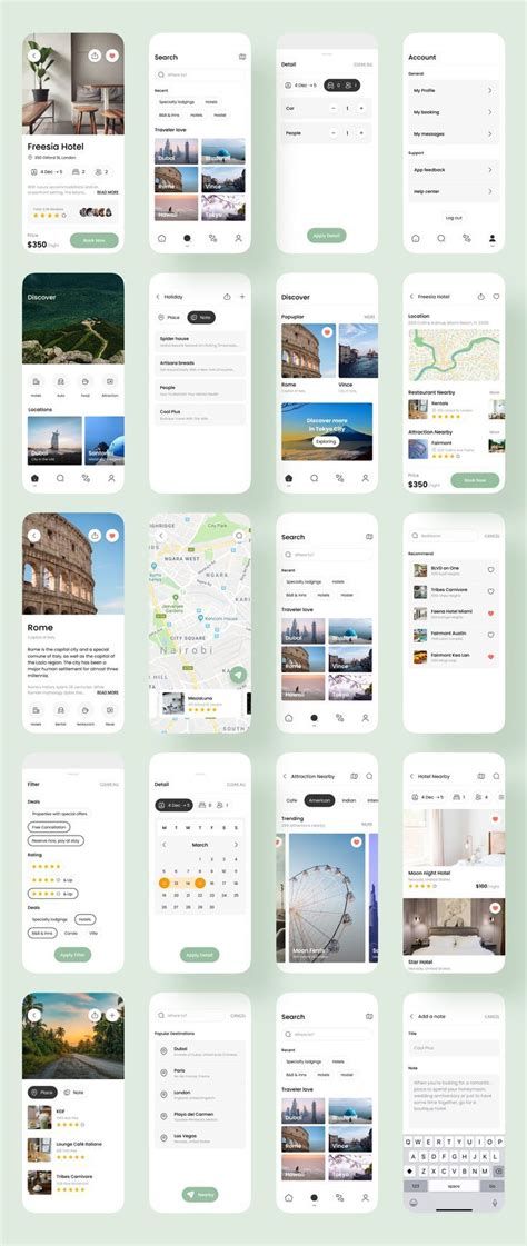 Travel Ui Kits Mobile App Design Inspiration App Interface Design Mobile Ui Design