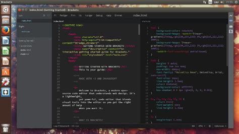 Brackets 1 11 Ya Es Totalmente Compatible Con Gnu Linux Linux