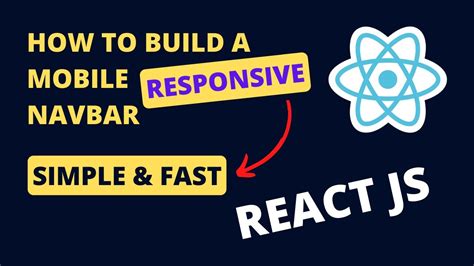 Responsive Navbar In React For Mobile And Desktop Fast And Simple